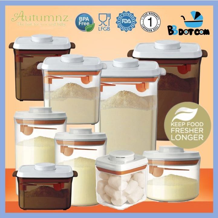 Autumnz One-Push Airtight Food Storage Container I Rectangle With ...
