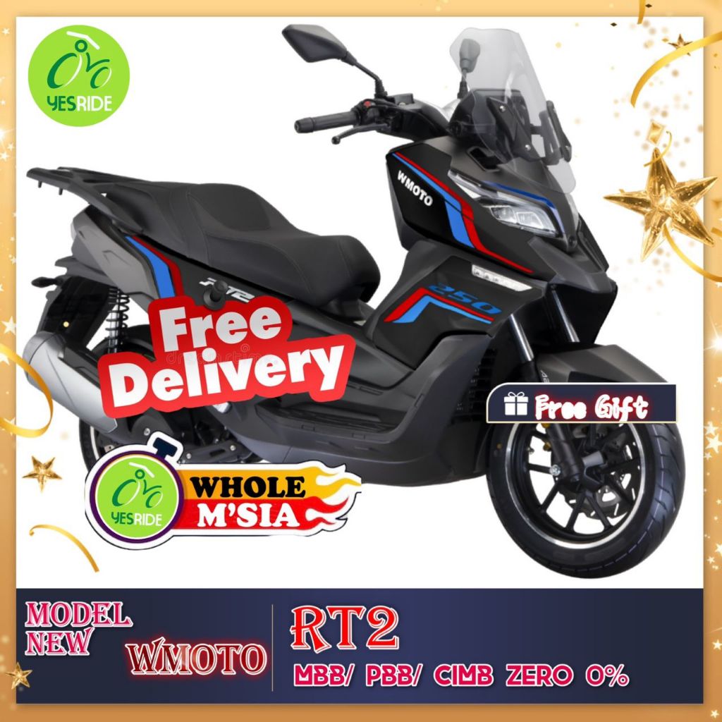 WMOTO RT2 New Model 2024 | Shopee Malaysia
