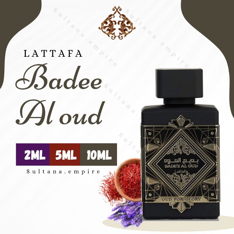 { Luxury } BADE'E AL OUD ORIGINAL 💯 DUBAI EDP DECANT 2ml/ 5ml/ 10ml ...