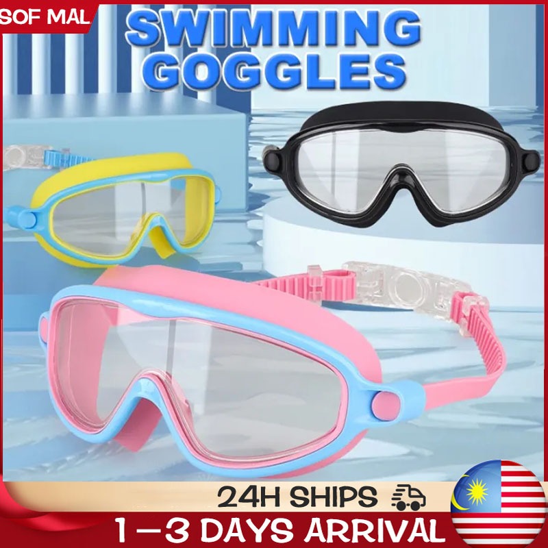 Children Wide Frame Swim Goggles Kids Goggles Swim Diving Adjustable ...