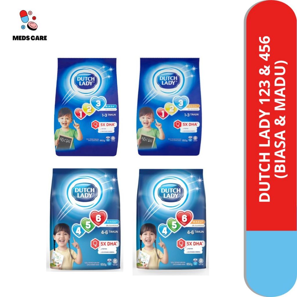 DUTCH LADY 123 & 456 (300G / 550G / 850G) | Shopee Malaysia