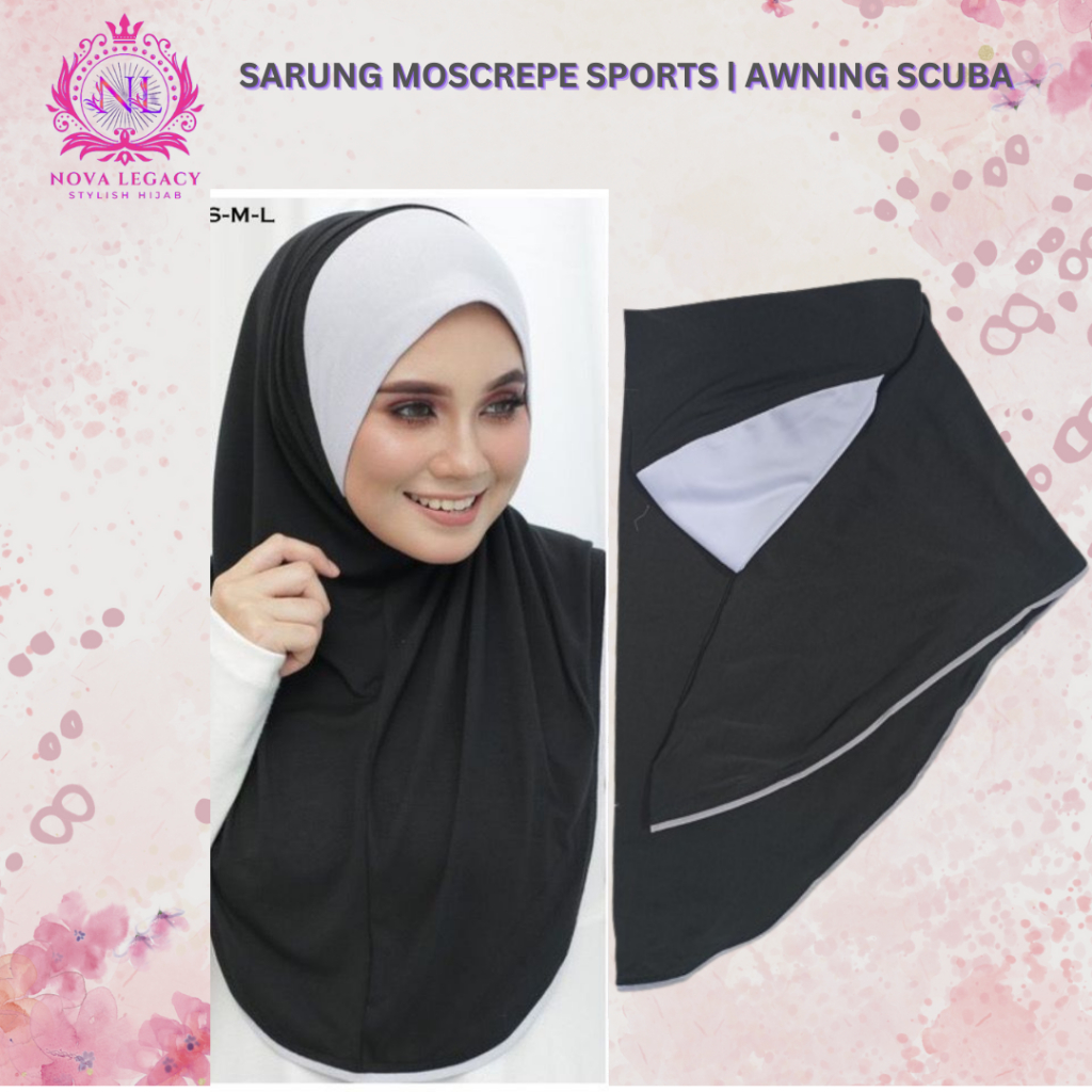 Sarung Moscrepe Sports | Awning Scuba | Shopee Malaysia