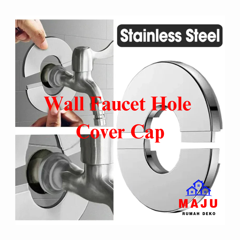 Maju Penutup Lubang Paip Dinding Bilik Air Paip Air Keluli Tahan Karat Bathroom Wall Faucet Hole ...
