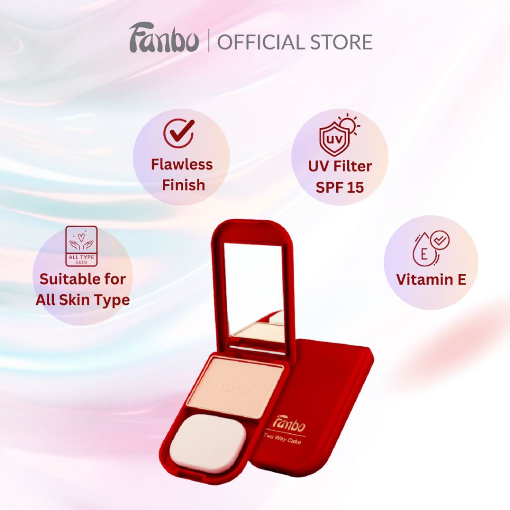 FANBO Fantastic Two Way Cake Compact Powder 15g | Shopee Malaysia