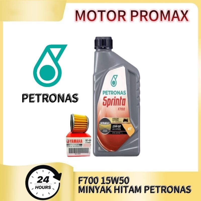 F700 15W50 MINYAK HITAM PETRONAS SPRINTA 4T SEMI OIL FILTER LC135 EX5 ...