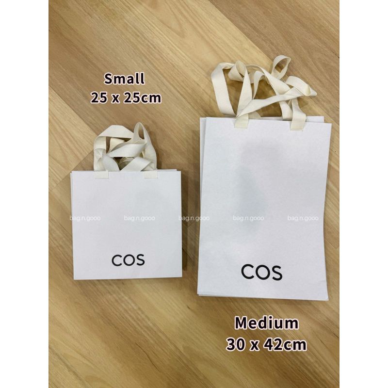 COS Paper Bag (White) | Shopee Malaysia
