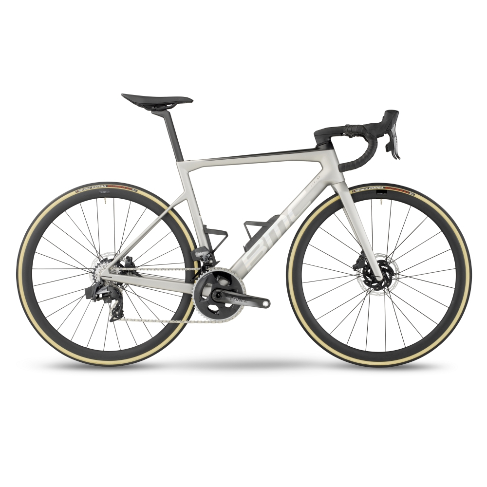 BMC Teammachine SLR01 FOUR Arctic Silver Prisma/Carbon - Carbon Road ...