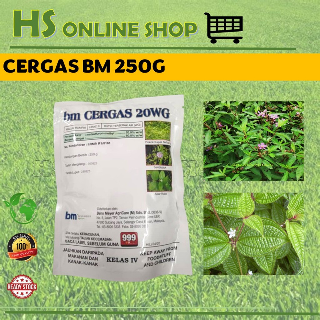 CERGAS BM 250G (sama dengan Ally) Anak Kayu/Anak Pokok/METSULFURON/Racun rumput/ Herbicide ...