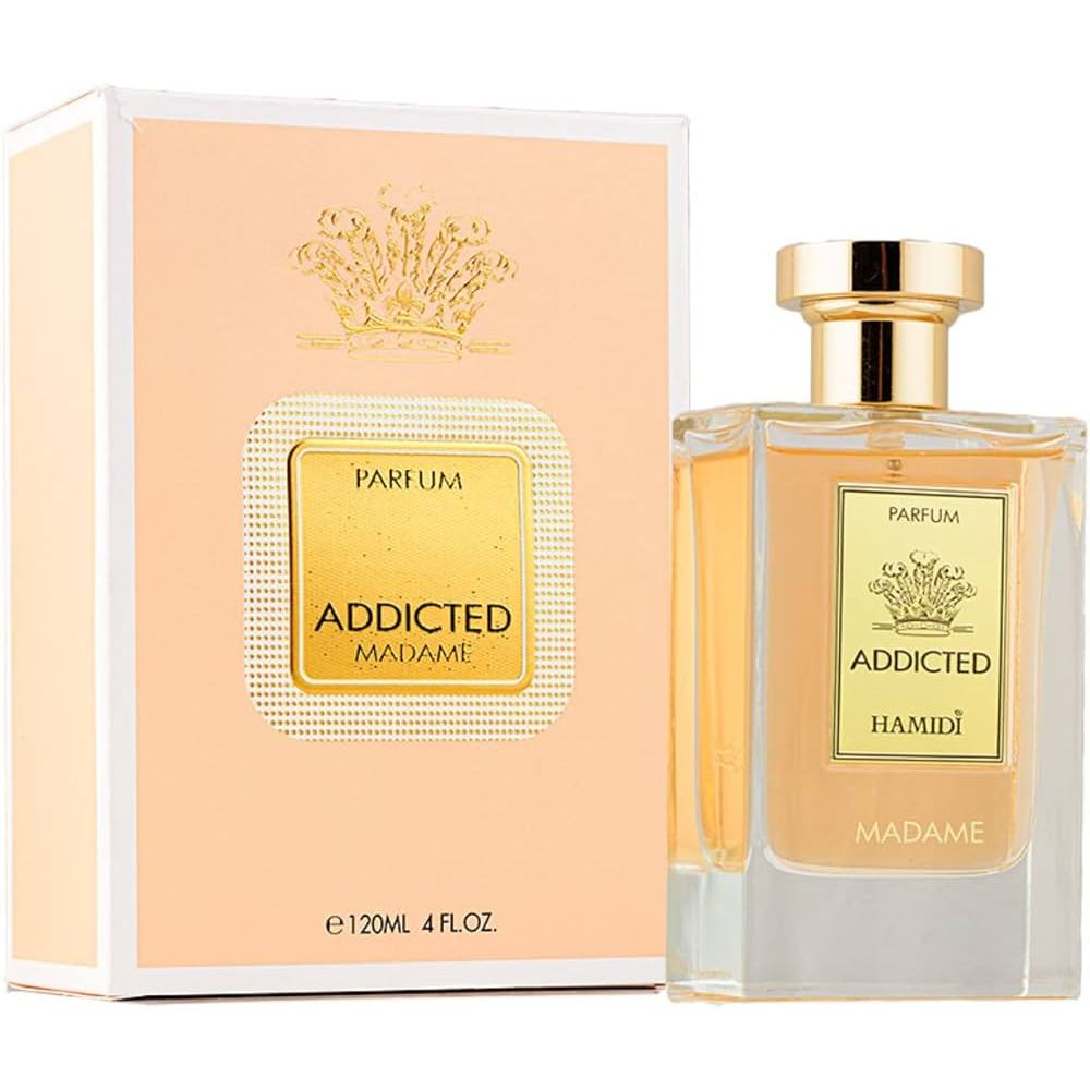 HAMIDI Addicted Madame Parfum 120ml 4 FL.OZ, Long Lasting Fragrance ...