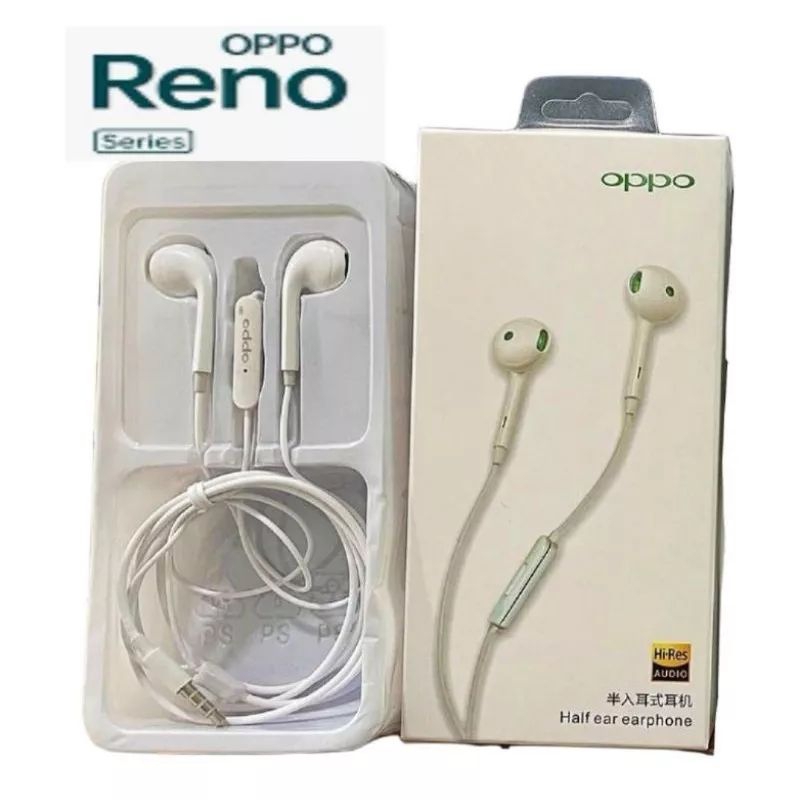 OPPO A18 A17 A54 A58 A77S A78 A98 A9 Wired Earphone With Mic Earphone ...