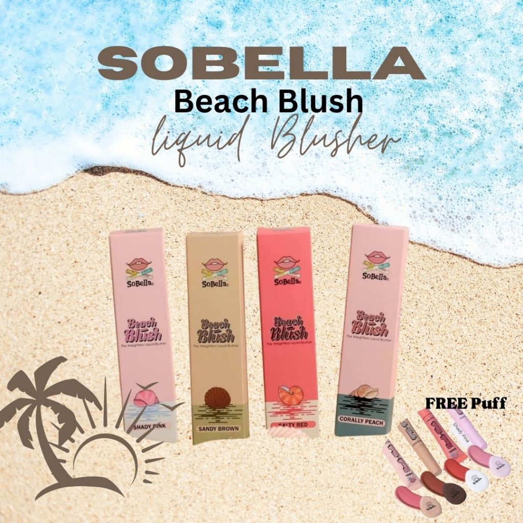 🔥New Sobella Beach Blush 2023 Original HQ Liquid Blusher 🔥 | Shopee ...