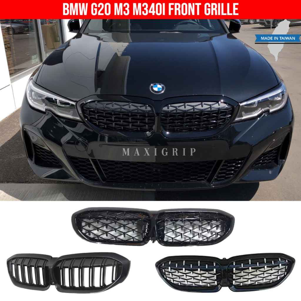 BMW G20 M340i diamond Grill 3 Series prefacelift M Sport kidney grille ...