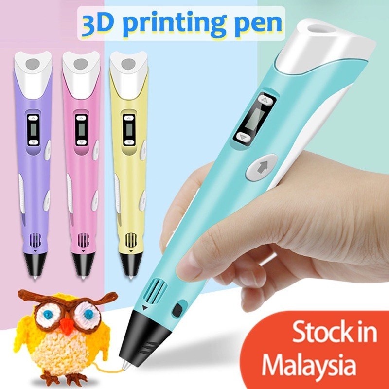 3D PEN Filament Magic Pen Free 10M DIY 3D Printing Pen With PLA ...