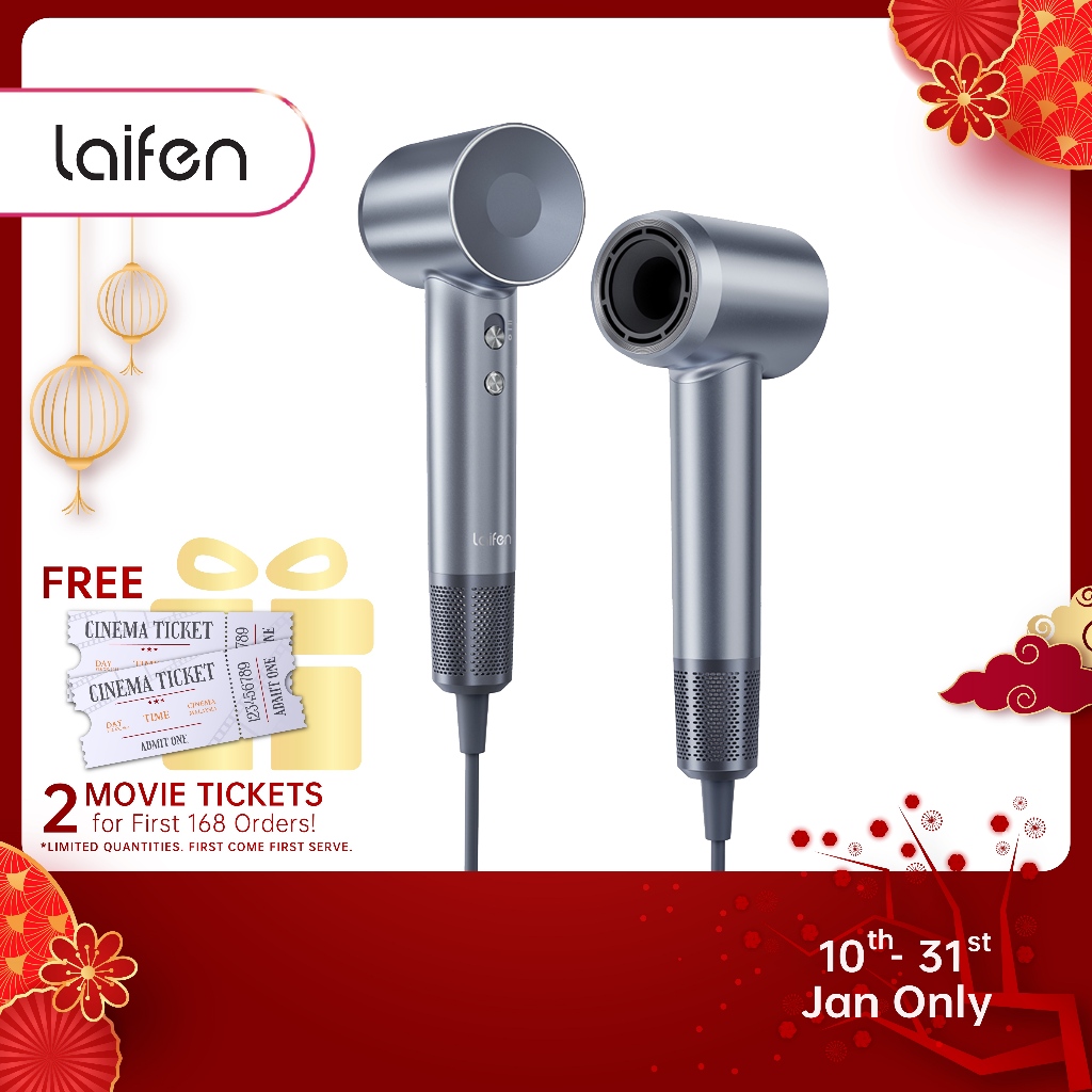 Laifen Swift Special High Speed Hair Dryer with 3 Nozzles | Shopee Malaysia