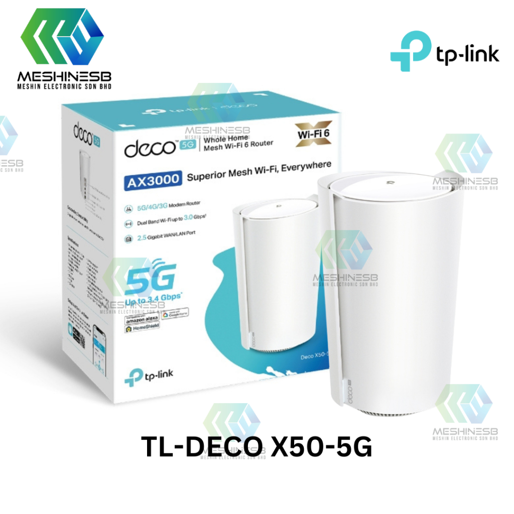TP-Link Deco X50-5G/5G AX3000 Whole Home Mesh WiFi 6 Gateway | Shopee Malaysia