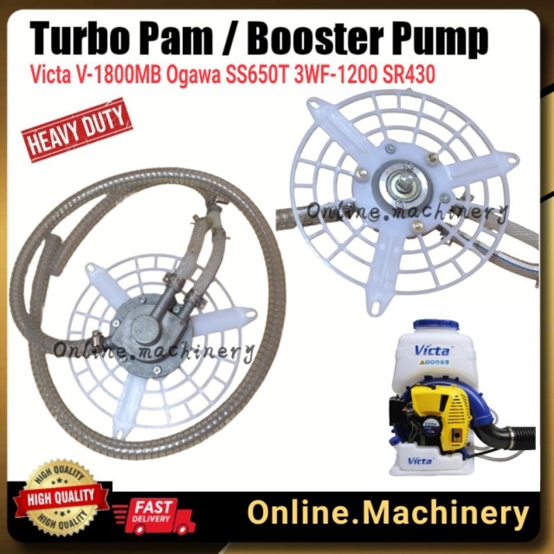 Mist Blower Turbo Pam Kits Set Victa V-1800 SS650T 3Wf-1200 SR430 Booster Pump Ogawa Alfaerre ...