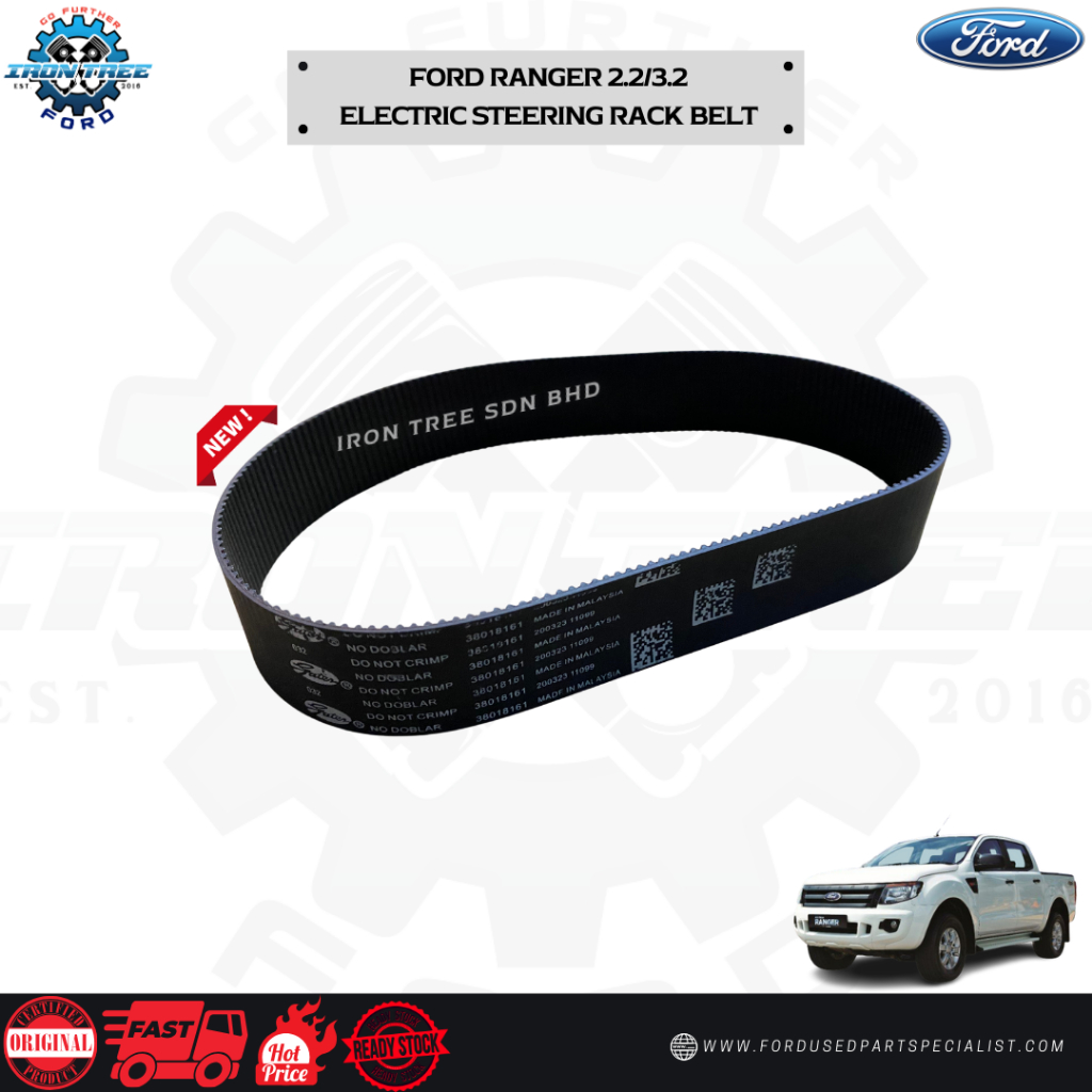Ford Ranger T6 T7 Electric Power Steering Rack Belt New >38018161