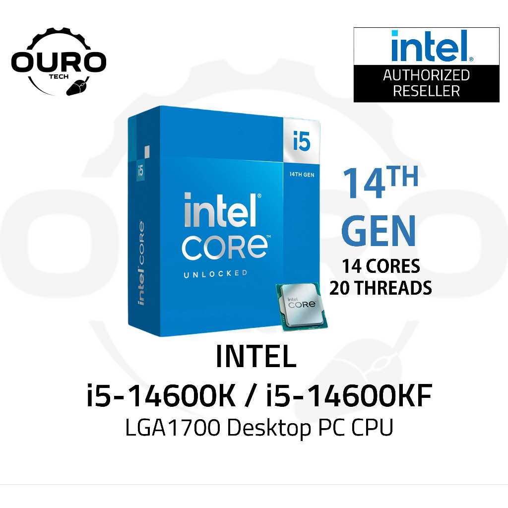 INTEL CORE I5-14600KF / I5-14600K 14-CORE UNLOCKED High Performance Desktop PC CPU | 24M Cache ...