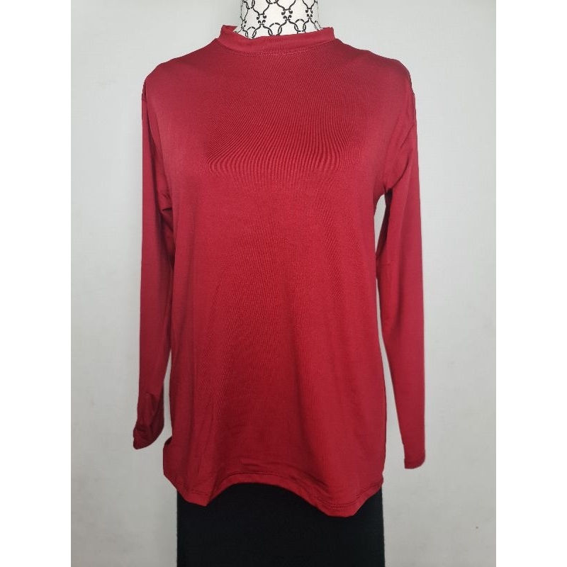 inner baju lengan panjang/ long sleeve inner | Shopee Malaysia