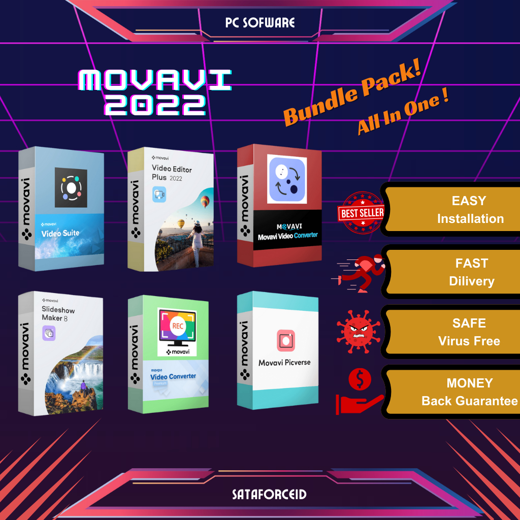 Movavi Collections 2022 | Shopee Malaysia