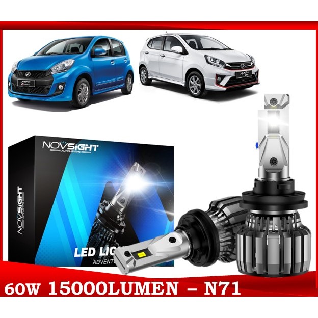 NOVSIGHT N71 FOR MYVI LAGI BEST ICON / AXIA PROJECTOR TYPE | Shopee ...