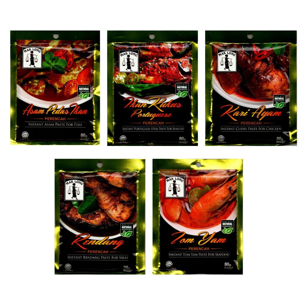 Pes Perencah Masakan Cooking Instant Paste By Mak Long 80g | Shopee ...