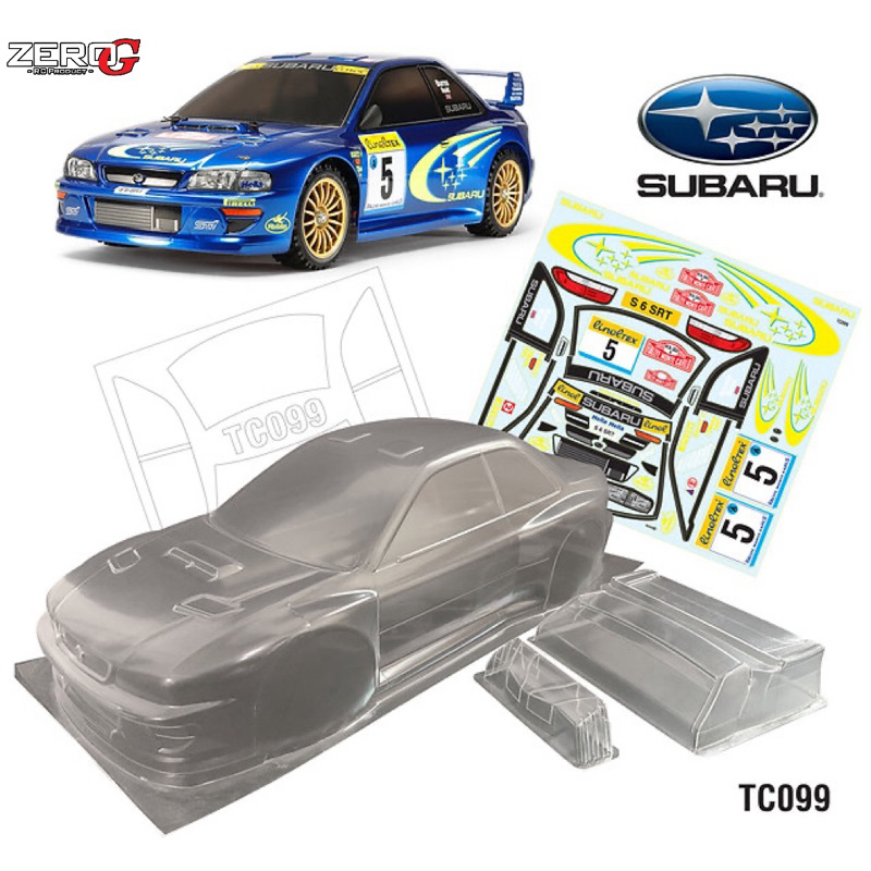 Team C TeamC TC099 1/10 Subaru Impreza WRC 190mm Rc 4wd Car Rally ...