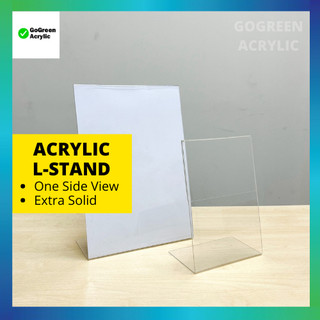 Acrylic Display Stand A4/A5/A6 ** BOTH SIDE VIEW + Extra Stable + Extra ...