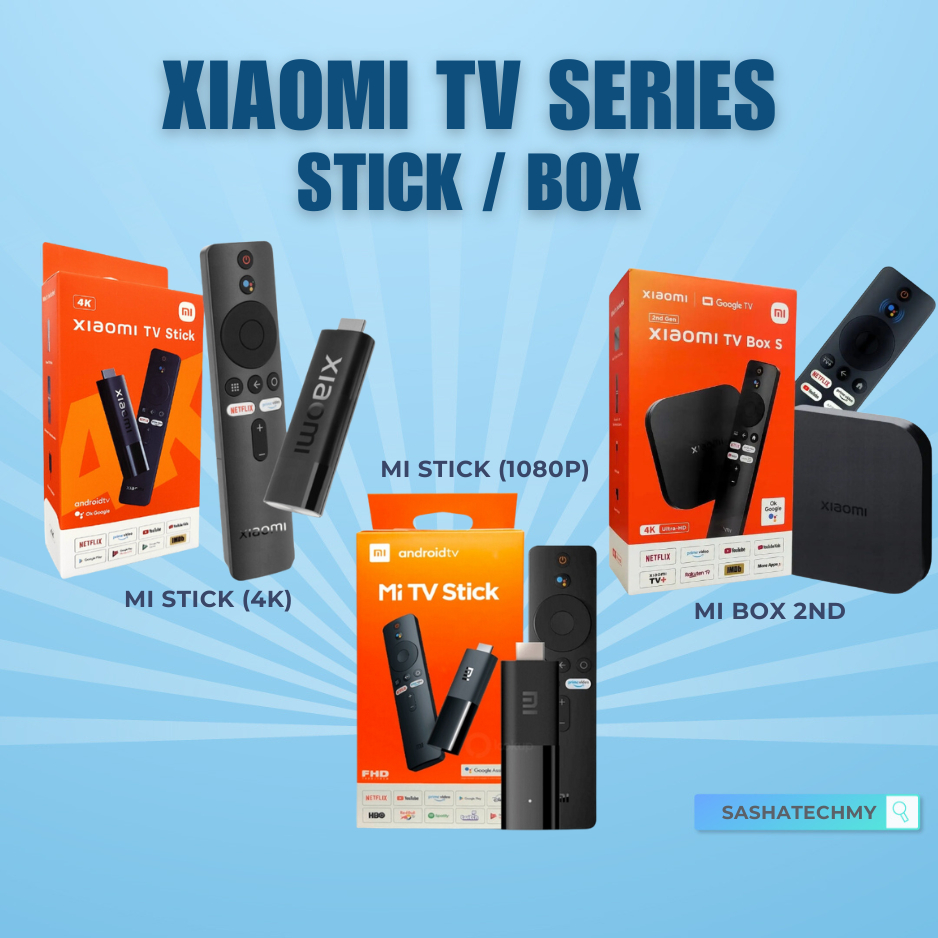 【Ready Stock】Original Xiaomi Mi Box S 2nd / Mi Stick 4K / Mi Stick ...