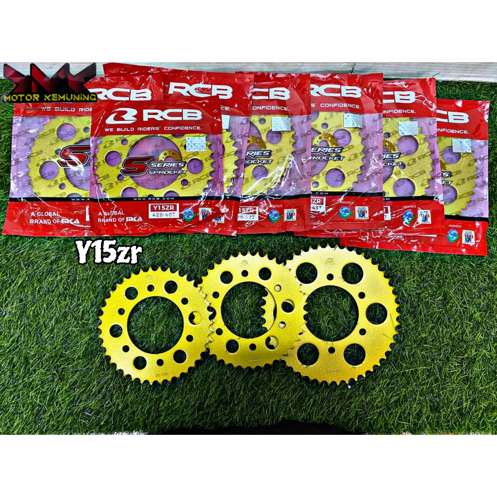 RCB S-Series Rear Sprocket 428 GOLD ( Y15ZR / 135LC Y125 / RS150 ...