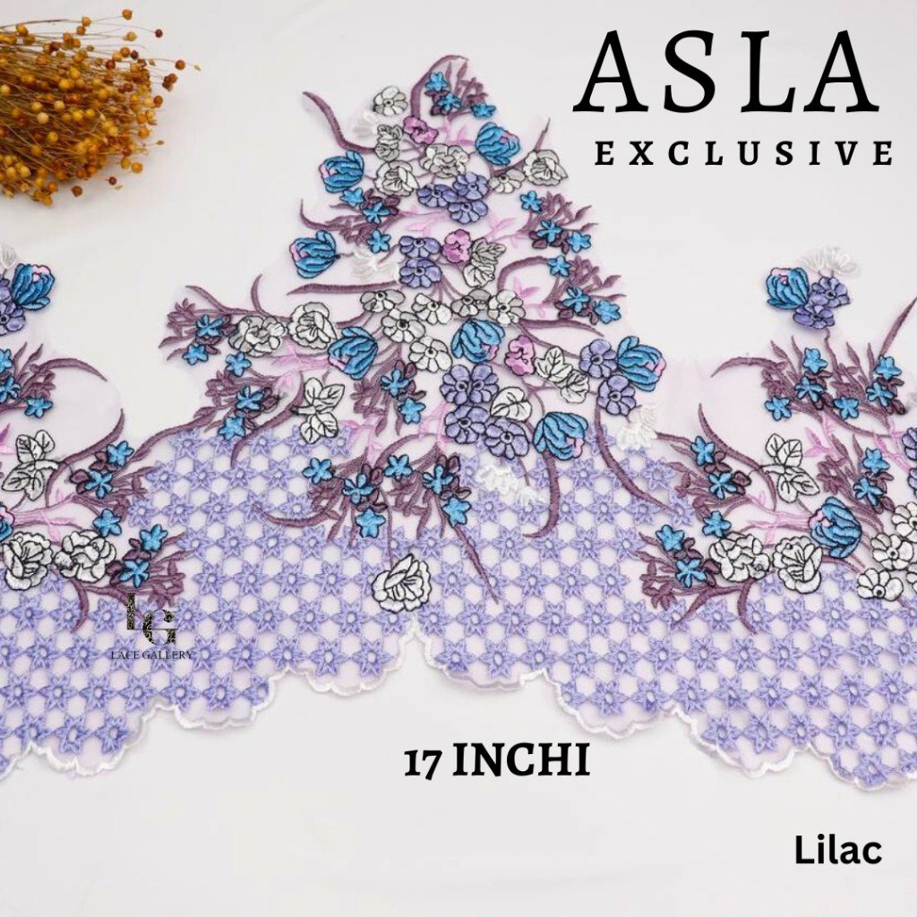 🔥 1 PCS | ASLA EXCLUSIVE BORDER LACE BAJU RENDA KAIN AKSESORI PAKAIAN ...