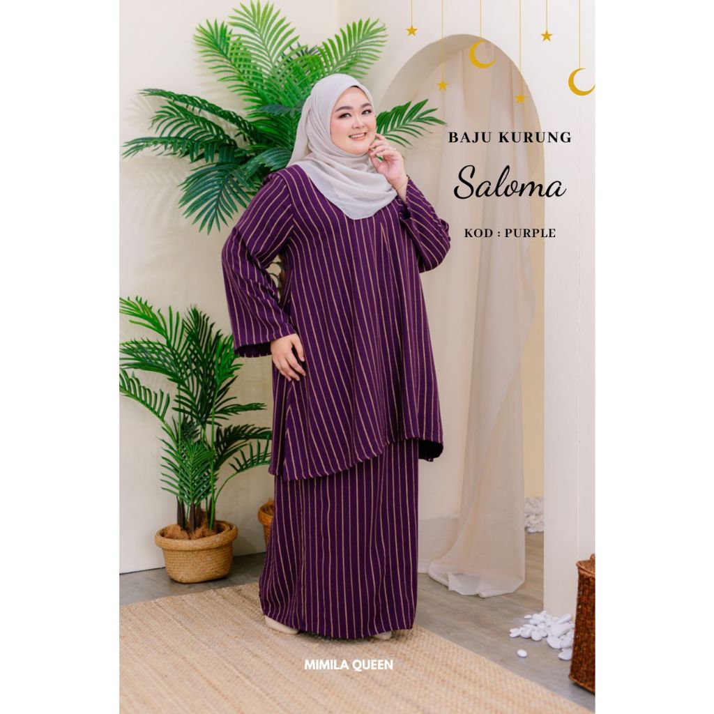 BAJU KURUNG SALOMA - RAYA 2024 | Shopee Malaysia