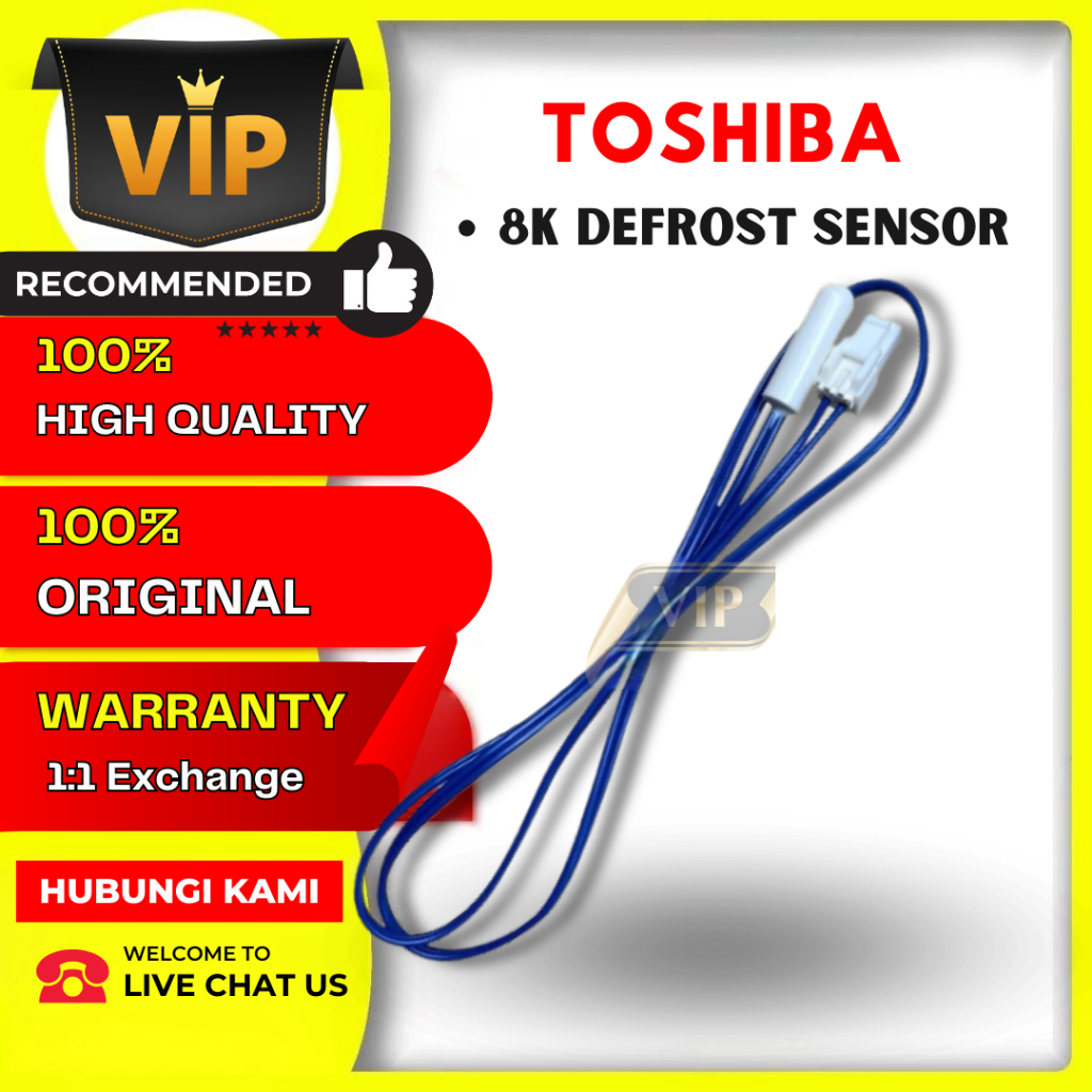 (8K) TOSHIBA REFRIGERATOR DEFROST SENSOR FRIDEGE SENSOR (SENSOR PETI SEJUK) | Shopee Malaysia