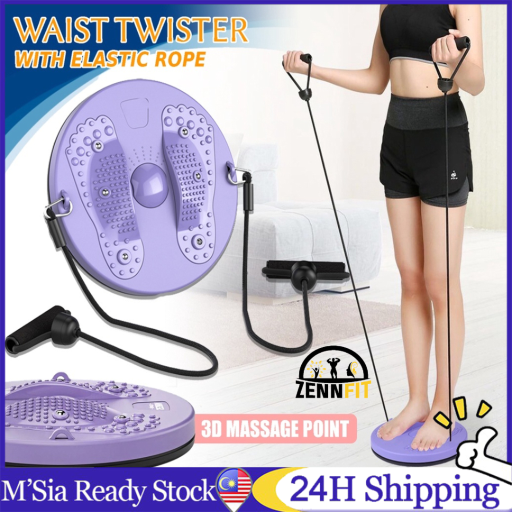 WAIST TWISTER Wriggling Magnet Waist Twisting Plate Slim Waist Exercise ...