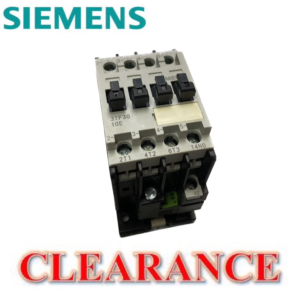 SIEMENS CONTACTOR 3TF30 10-0XH0 AC 48V 50Hz/58Hz 60Hz 10E 1NO | Shopee ...