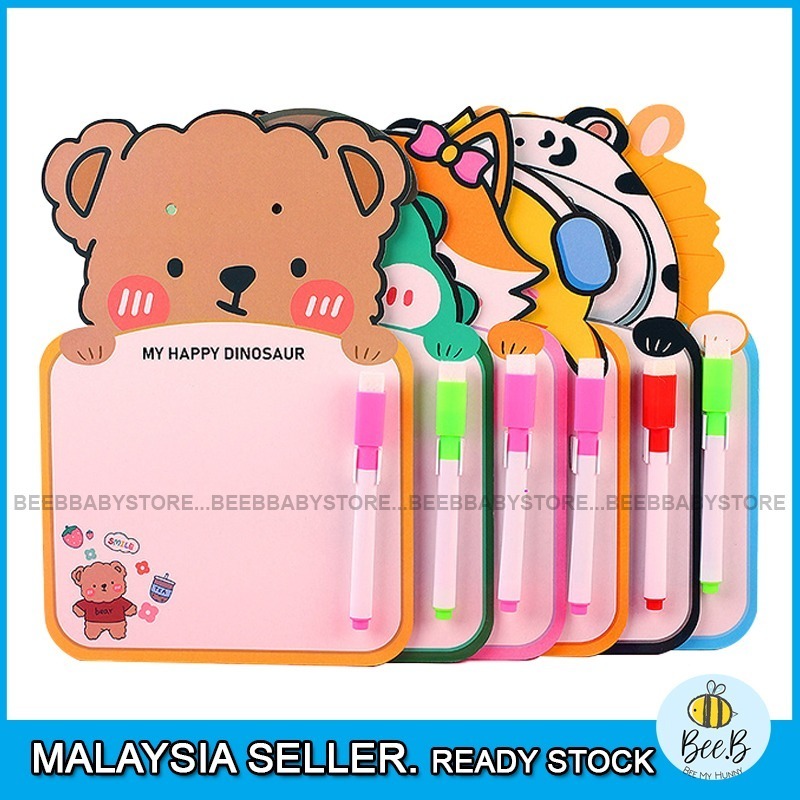 Children's Cute Erasable Whiteboard Creative Mini Learning Writing ...