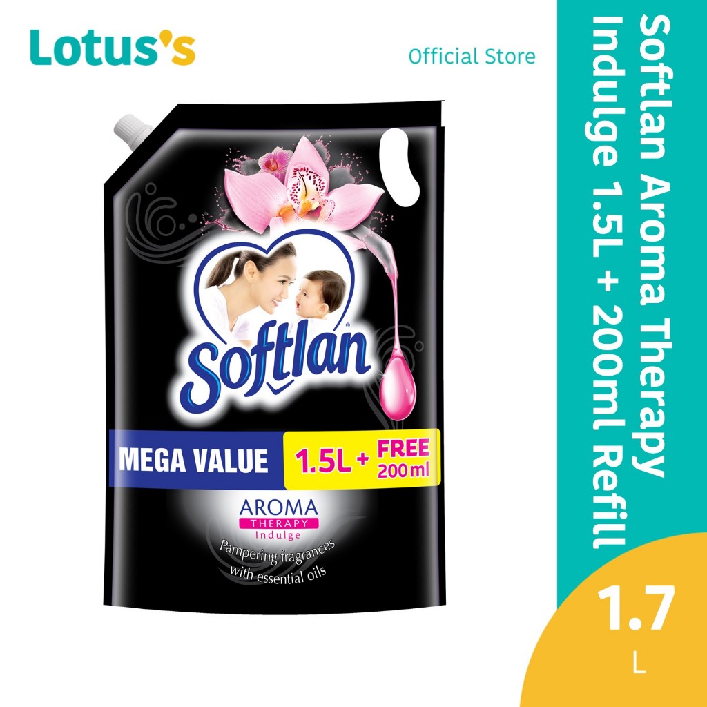 Softlan Aroma Therapy Indulge 1.5L + 200ml Refill | Shopee Malaysia