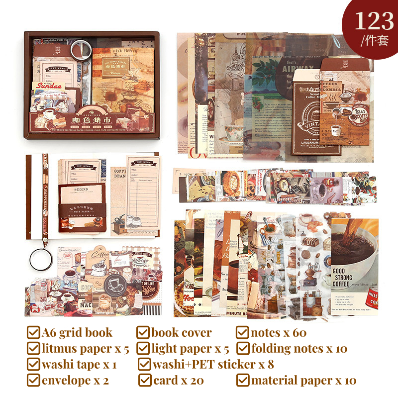 CW Journal Retro Literary Series Vintage Journal Starter Kit Set 155 ...
