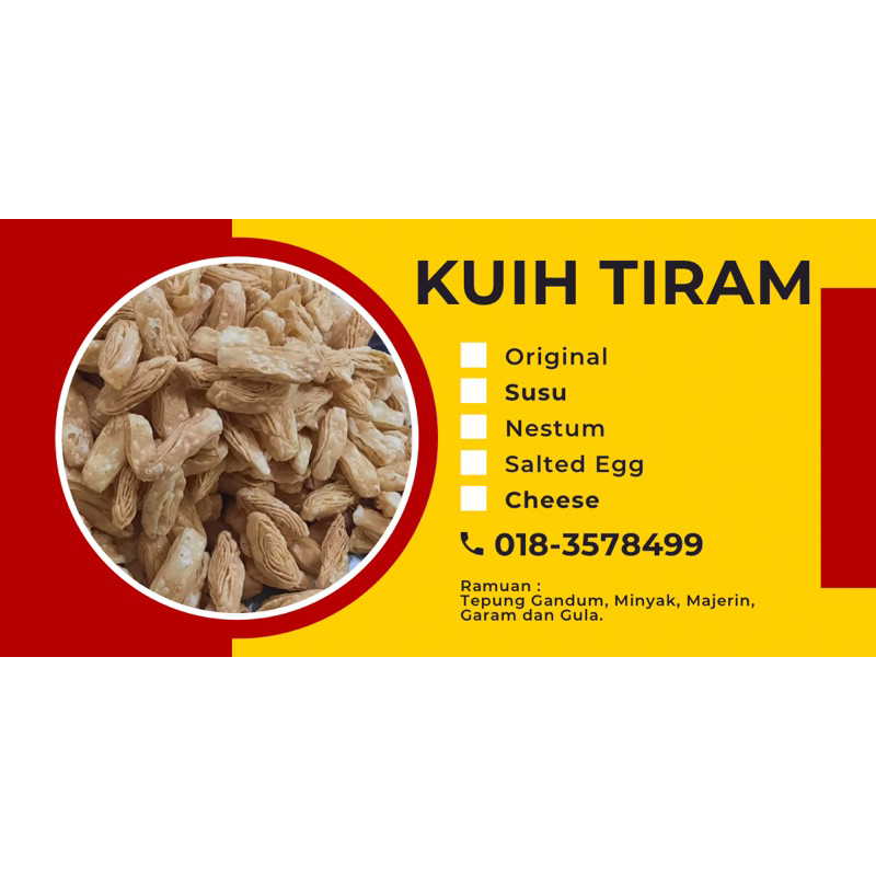 KUIH TIRAM I KUIH KAPAL TERBANG | Shopee Malaysia