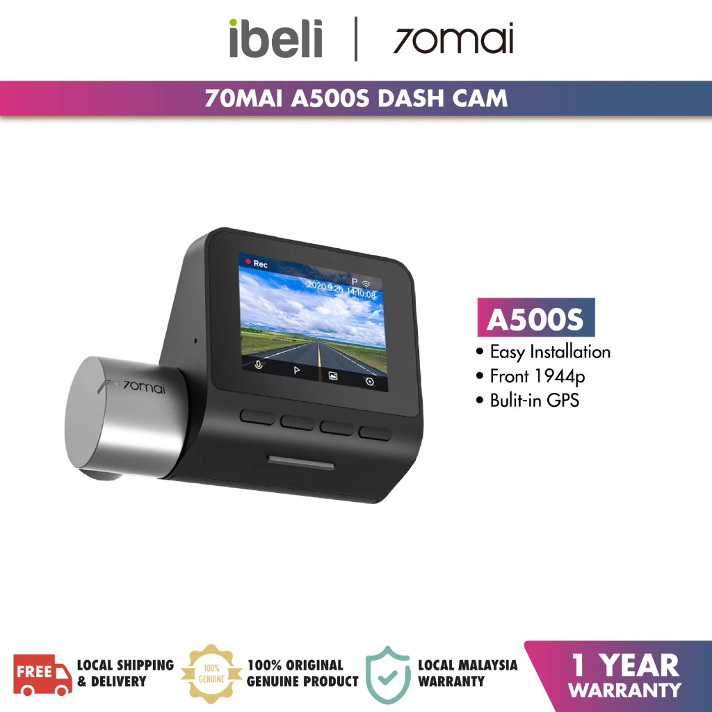 [Installation Available] 70mai A500S Pro Plus 1944P Dashcam Built-in ...