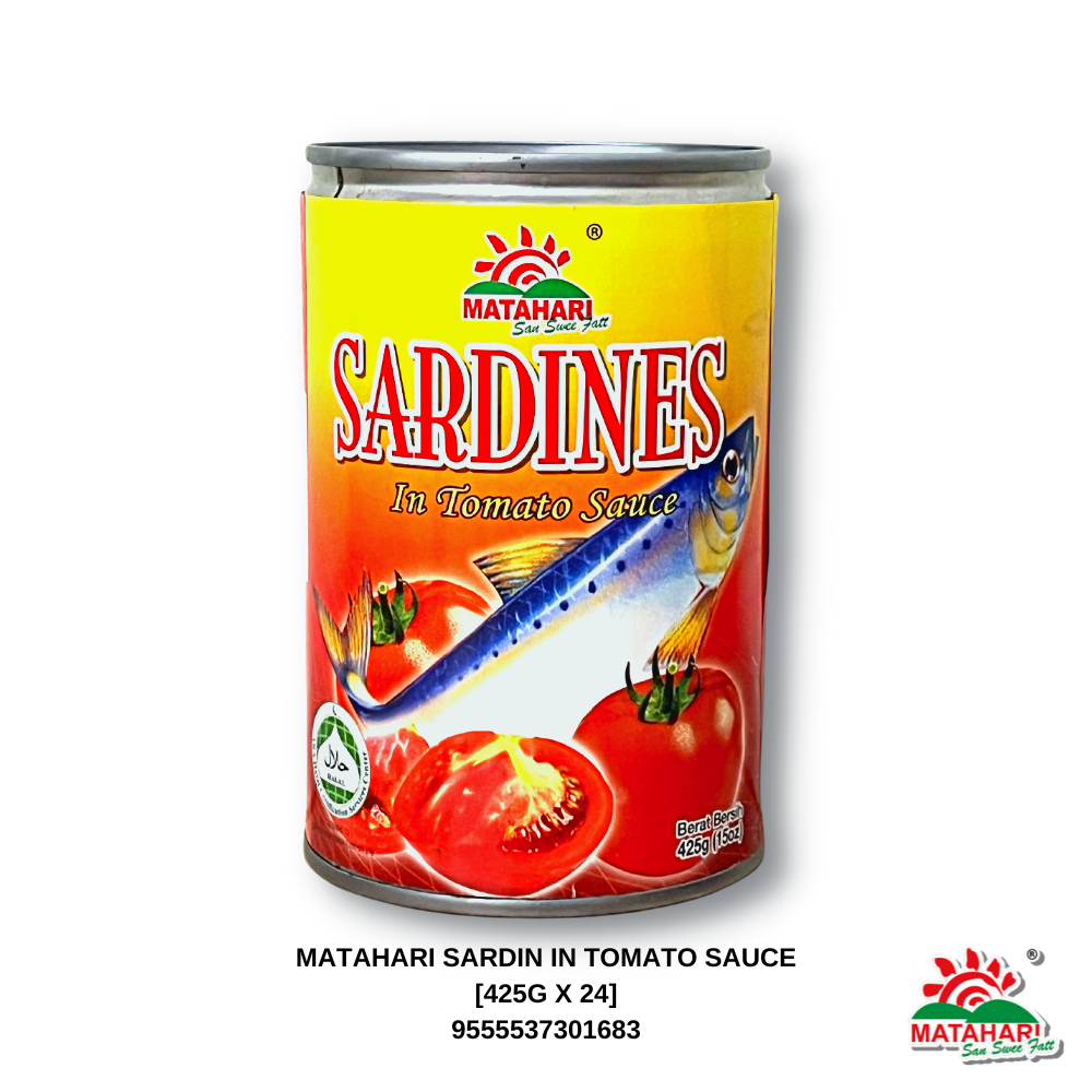 425g Matahari Sardin In Tomato Sauce Sardines Dalan Sos Tomato Makanan ...