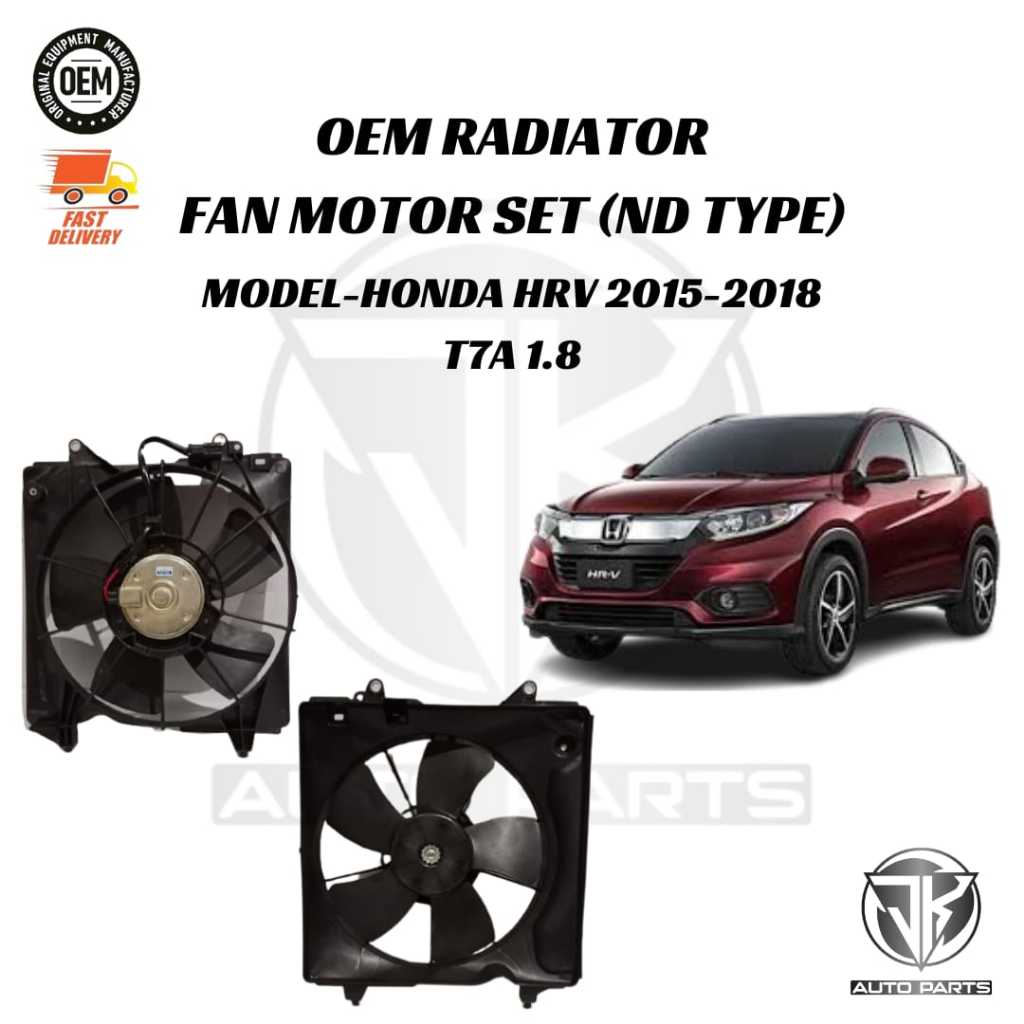 #OEM#RADIATOR FAN MOTOR SET ASSEMBLY HONDA HRV 2015-2018 T7A 1.8 ...