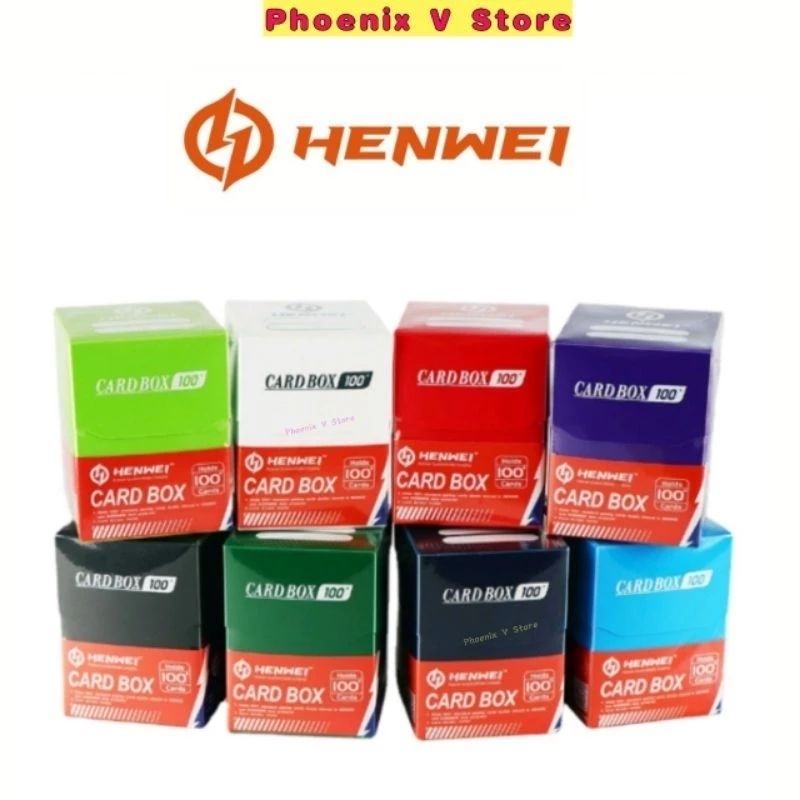 🔥‼️ORIGINAL‼️🔥 Henwei Storage Card Box 100 Yugioh Pokemon Digimon One ...