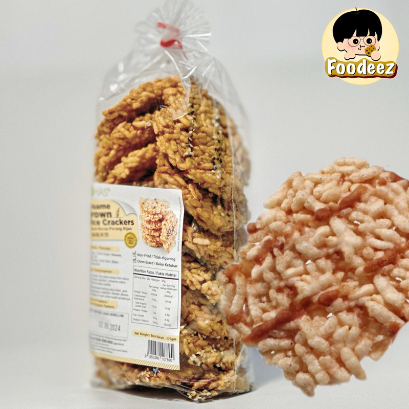 Lohas Brown Rice Crackers 天然健康糙米饼 非油炸 170g | Shopee Malaysia