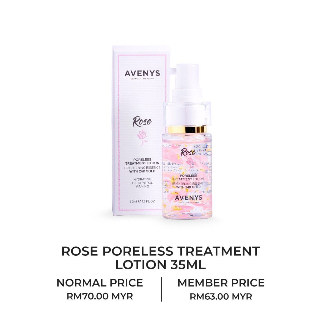 AVENYS ROSE Treatment Lotion Mini 35ML (SET ROSE) 100% ORIGINAL FROM HQ ...