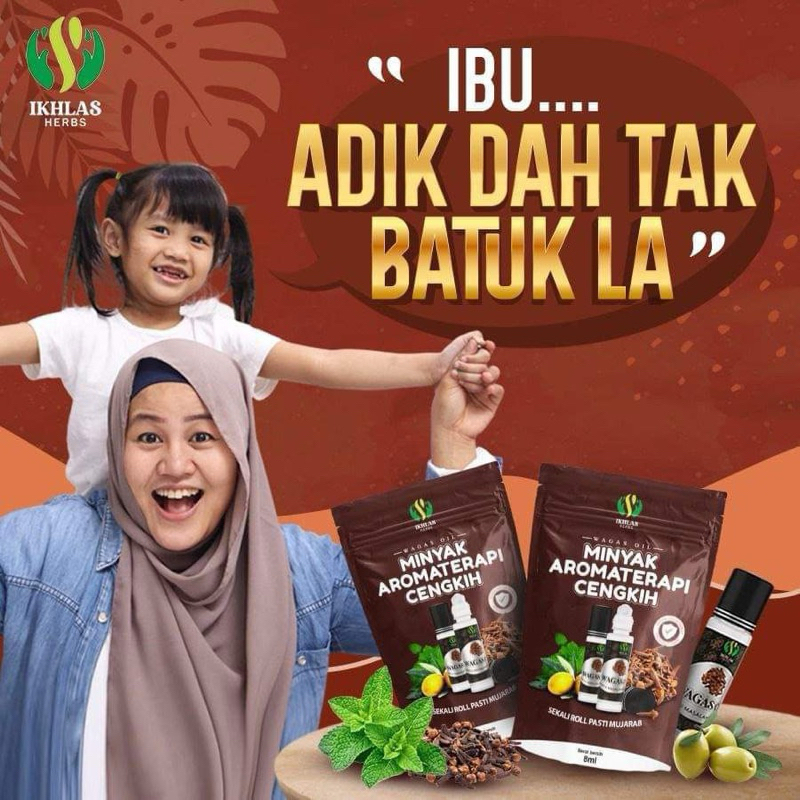 IKHLAS Minyak Aromaterapi Cengkih Wagas Oil Cengkih 7ml | Original 💯 ...