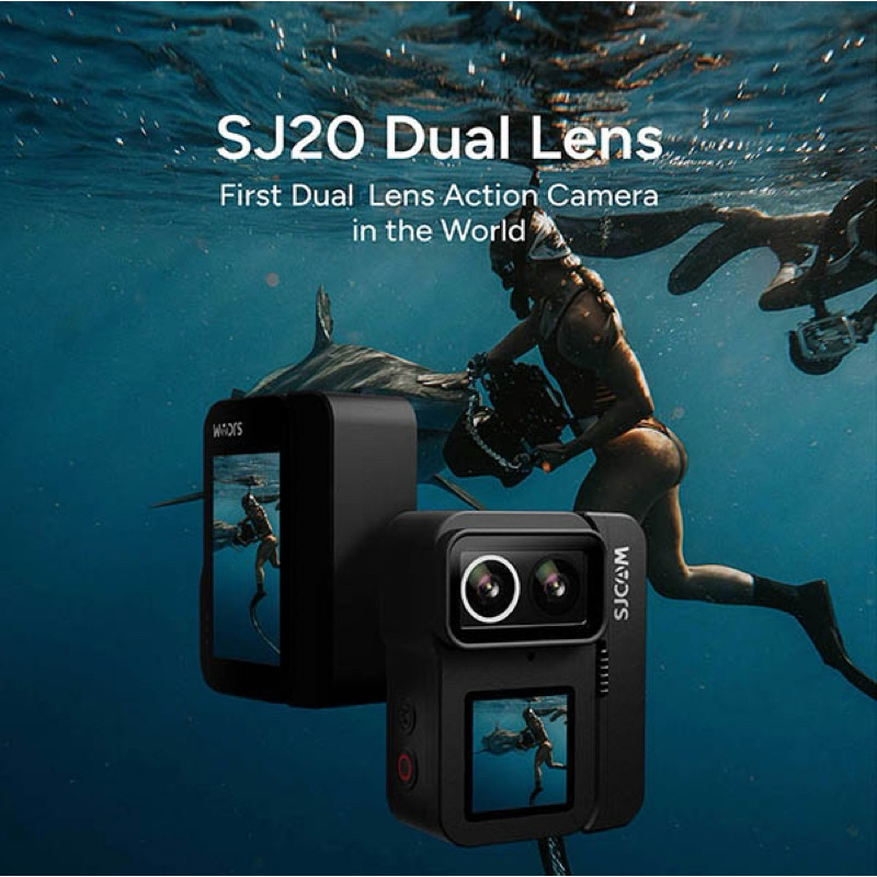 (SJCAM OFFICIAL MALAYSIA)SJCAM SJ20 DUAL LENS + DUAL SCREEN (FIRST DUAL ...
