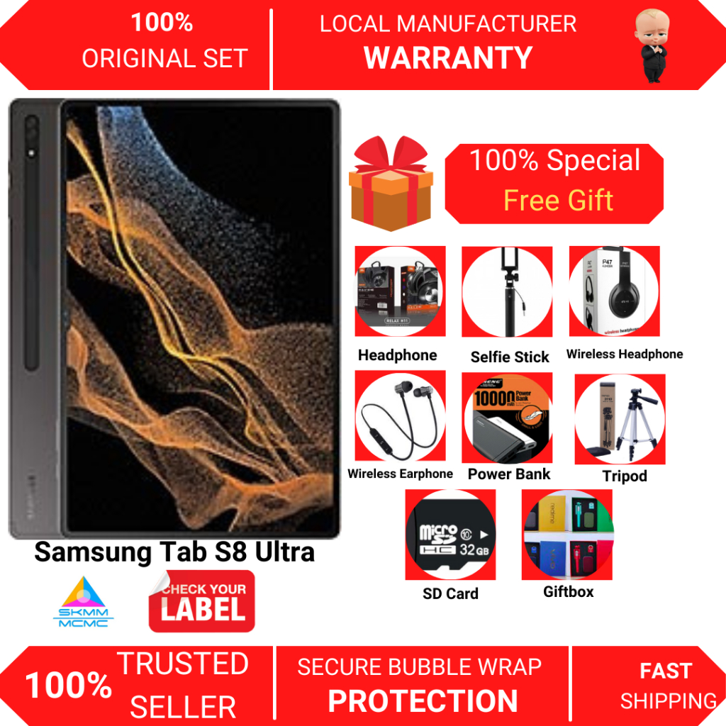 [ READY STOCK ] ⭐ Samsung Tab S8 Ultra ⭐ ⭐ Samsung Tab S8+ ⭐ ⭐ Samsung ...