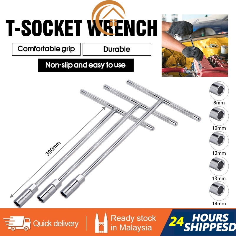 🔧Ready Stock🔧 socket wrench set heavy duty Anti slip Spanner Wrench ...