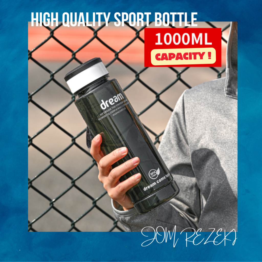 JOM Premium 1L Sport Outdoor Fitness Gym Water Bottle Botol Large ...